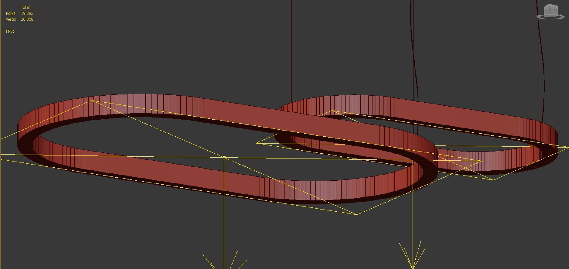 3D Model Ellipse Ceiling Light - TurboSquid 1641828