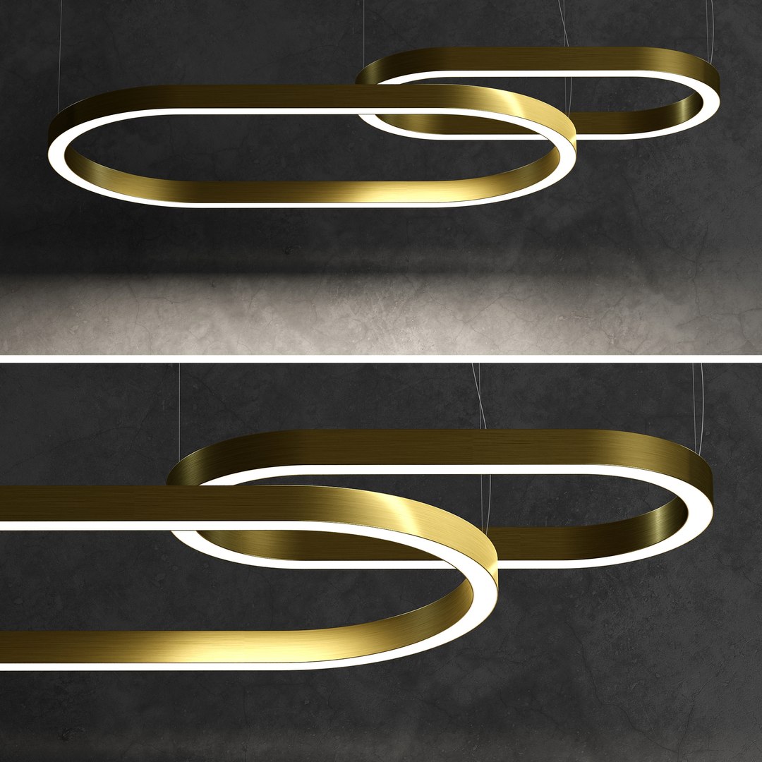 3D Model Ellipse Ceiling Light - TurboSquid 1641828