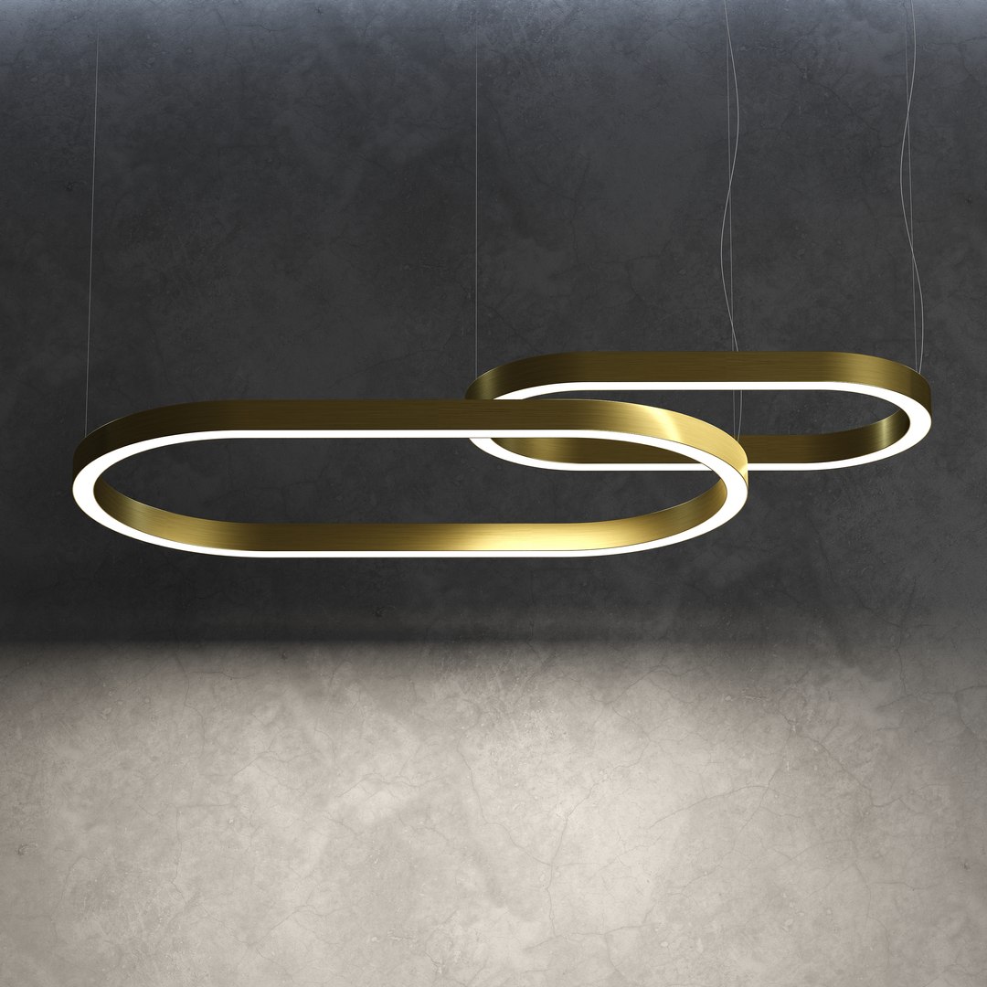 3D Model Ellipse Ceiling Light - TurboSquid 1641828