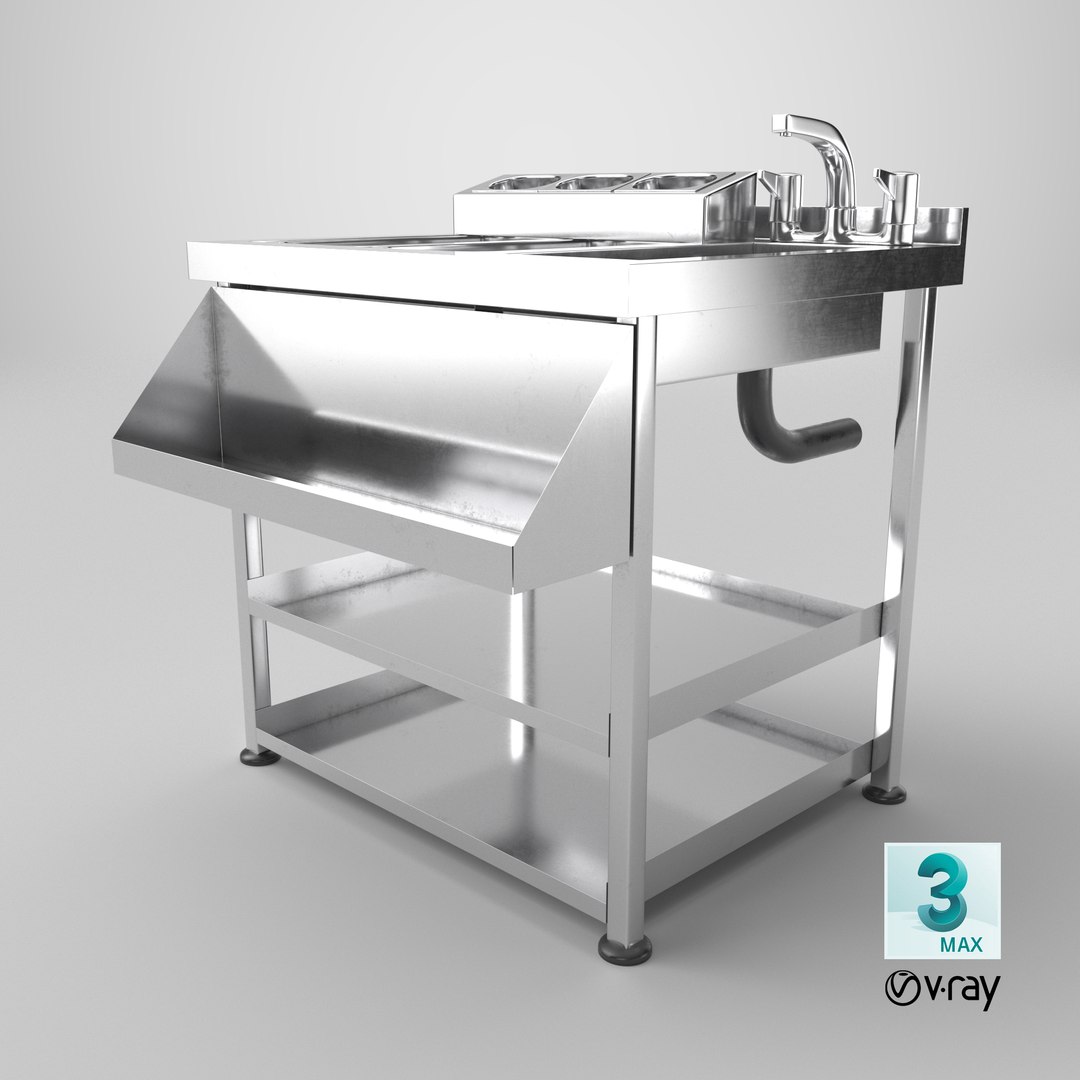 3D Under Bar Cocktail Station Model - TurboSquid 1802154