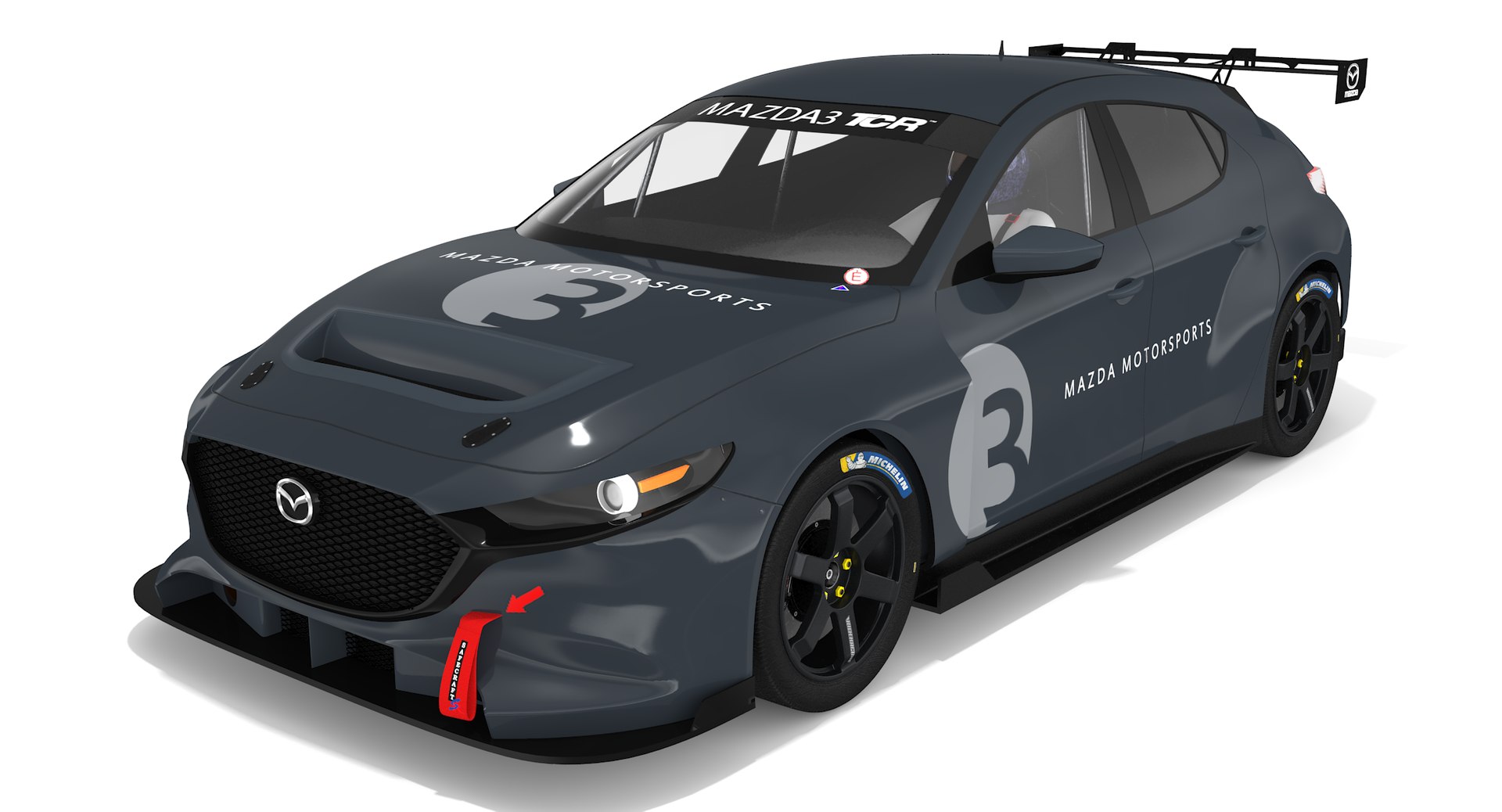 Mazda 3 tcr 2020 3D - TurboSquid 1473395