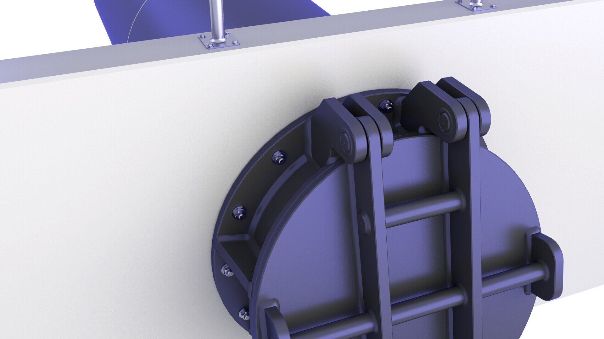 3D Concrete Bridge Drain Outlet Flap Gate 24 - TurboSquid 1979975