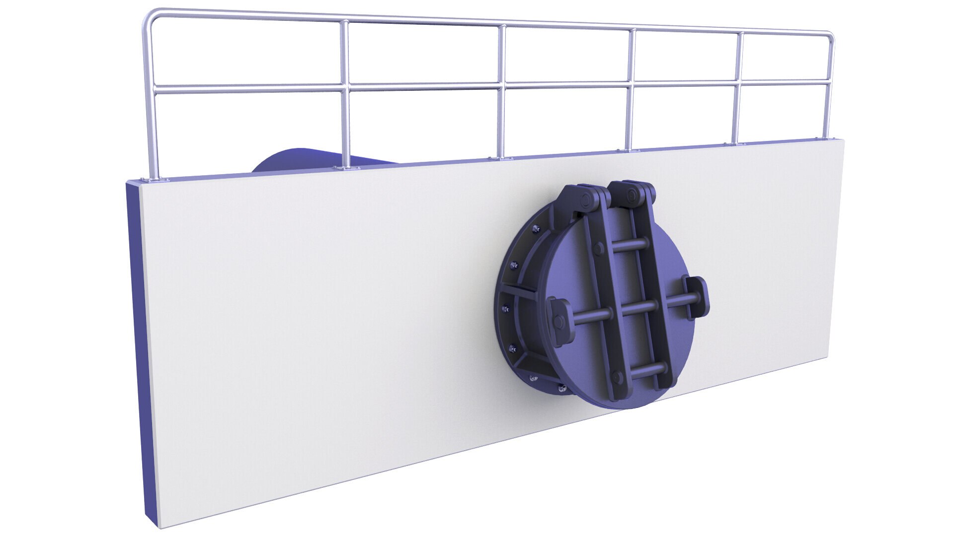 3D Concrete Bridge Drain Outlet Flap Gate 24 - TurboSquid 1979975