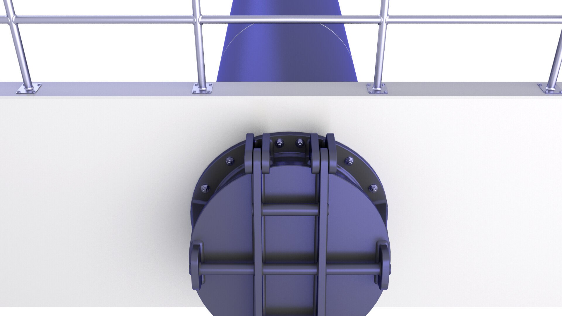 3D Concrete Bridge Drain Outlet Flap Gate 24 - TurboSquid 1979975