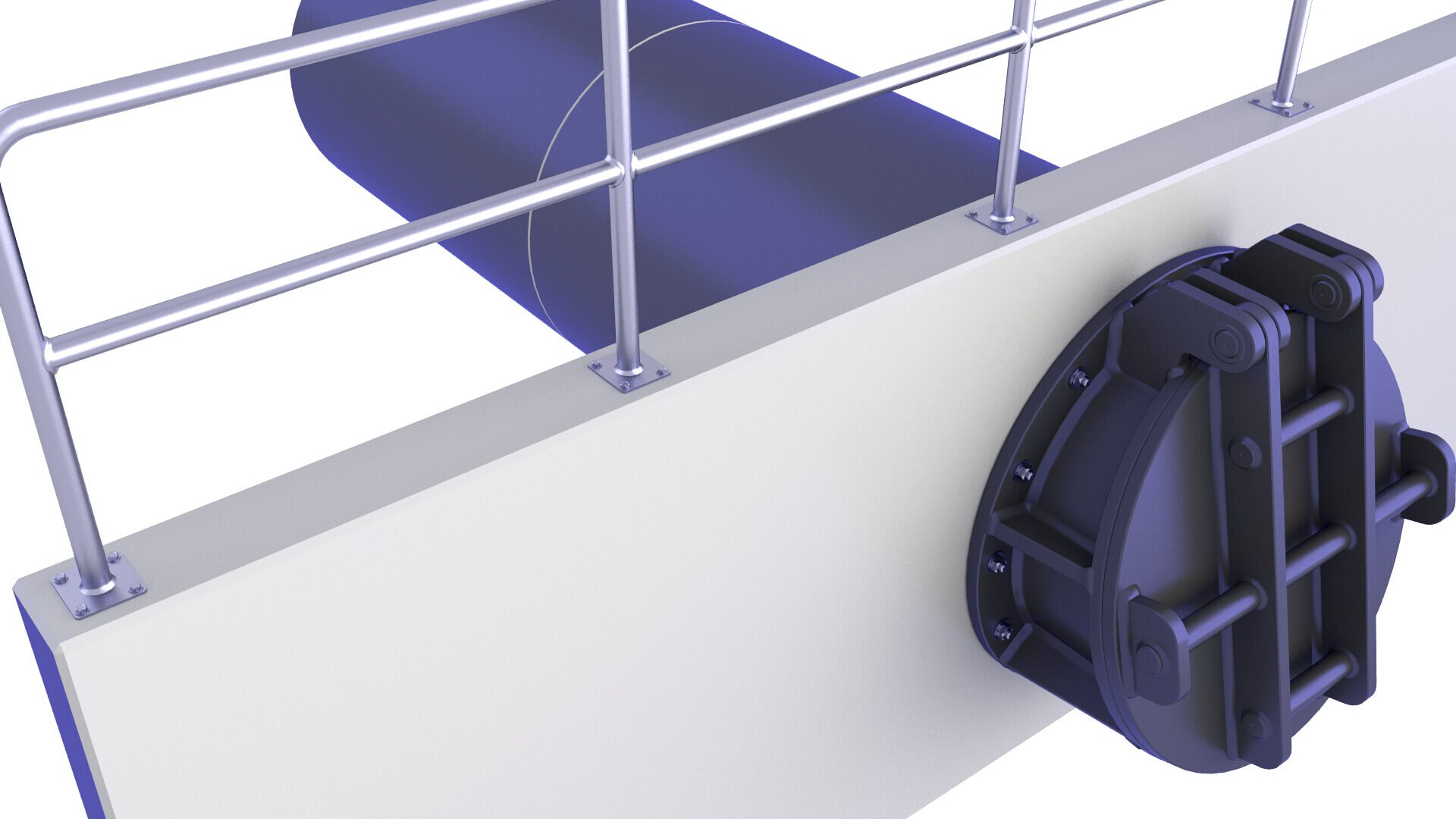 3D Concrete Bridge Drain Outlet Flap Gate 24 - TurboSquid 1979975