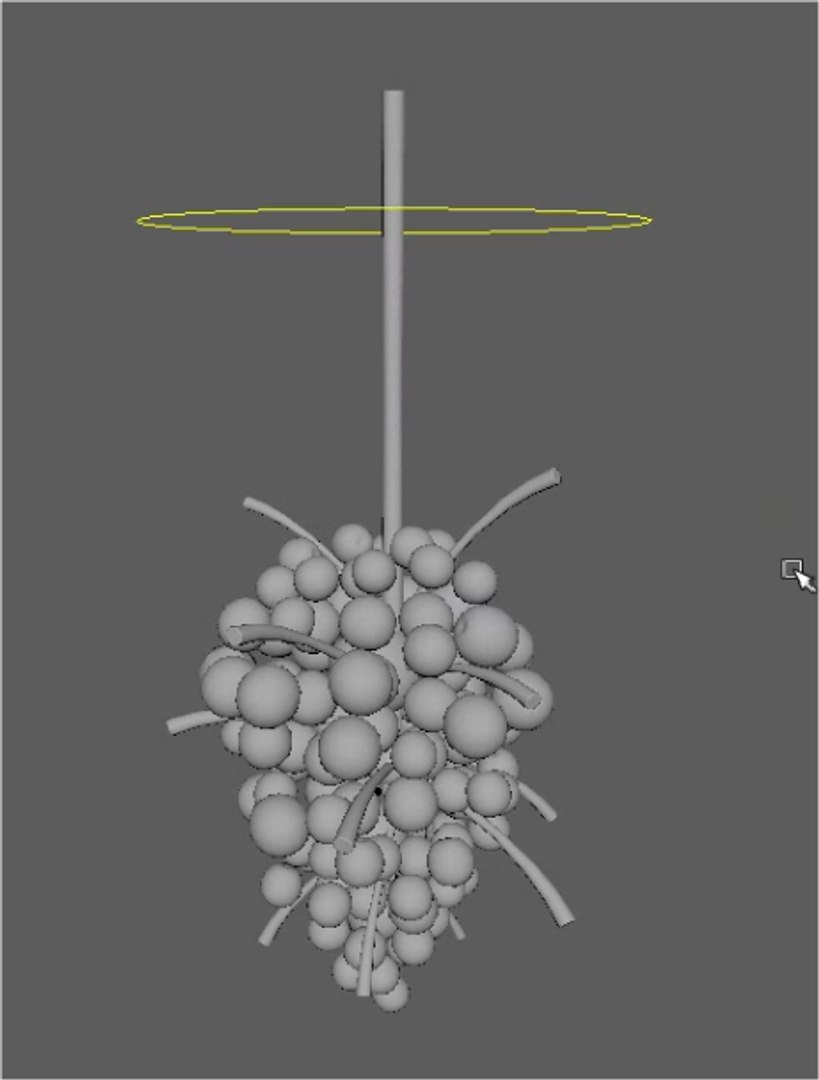 3D Cartoon Fruit Cluster - TurboSquid 1683789