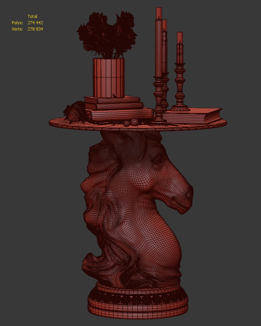 3D decorative table corona - TurboSquid 1214716