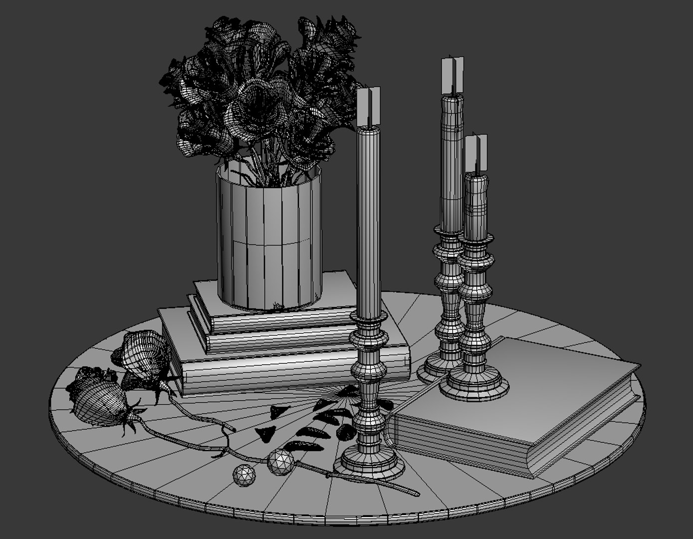 3D decorative table corona - TurboSquid 1214716
