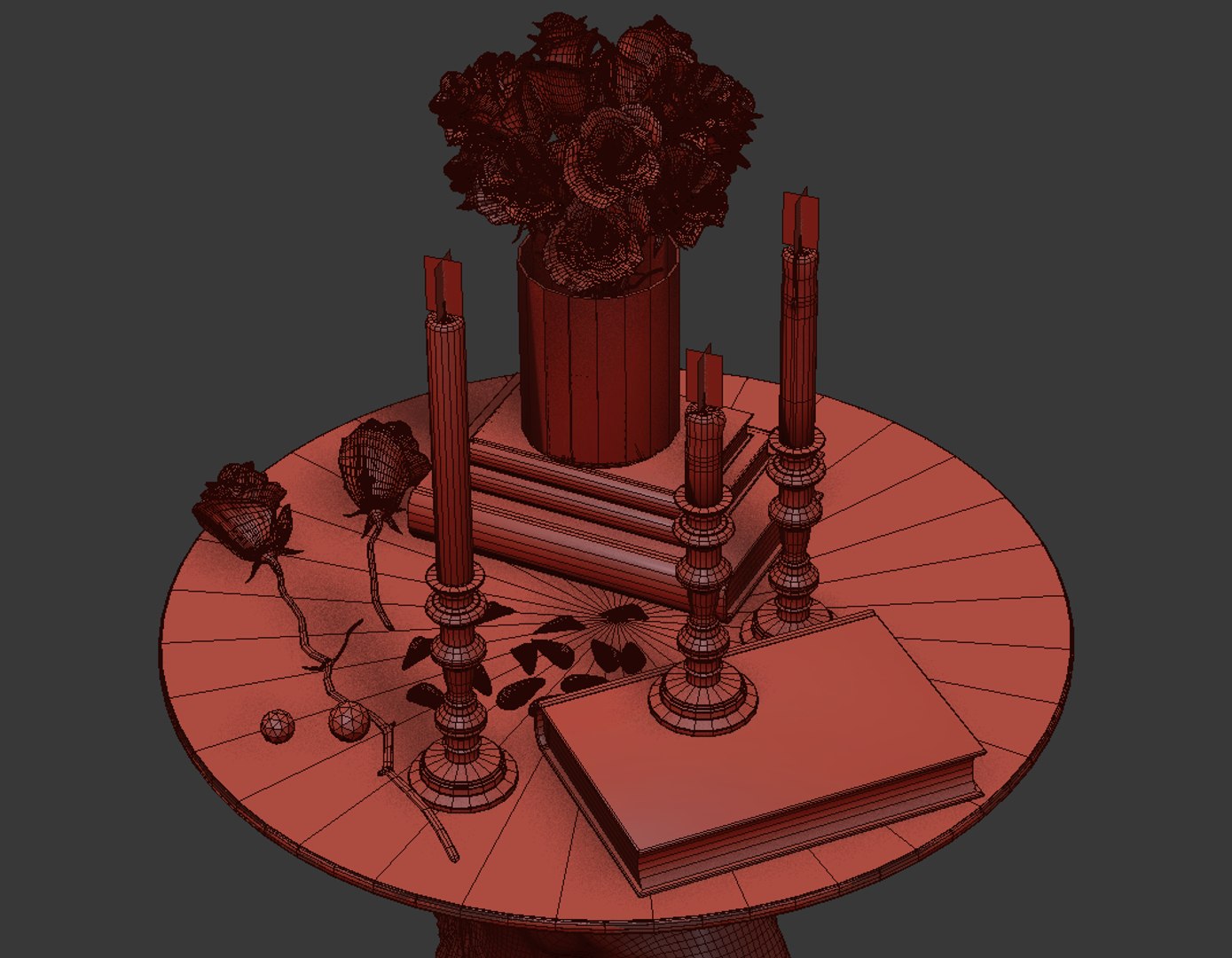 3D decorative table corona - TurboSquid 1214716