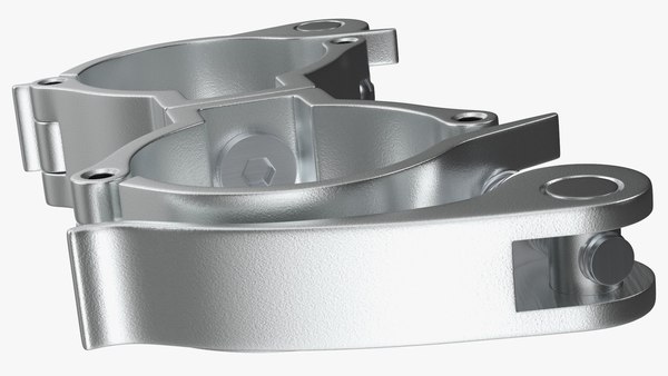 3D Dual Swivel Quick Release Clamp model - TurboSquid 1785477