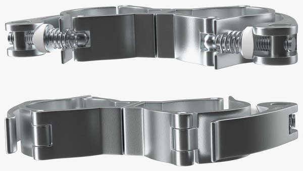 3D Dual Swivel Quick Release Clamp model - TurboSquid 1785477