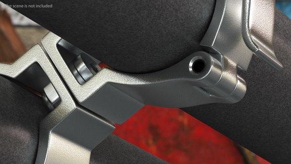 3D Dual Swivel Quick Release Clamp model - TurboSquid 1785477