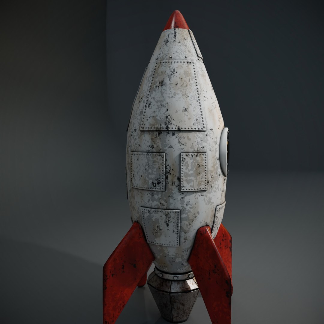 3D Stylized Rocket Model - TurboSquid 1978267