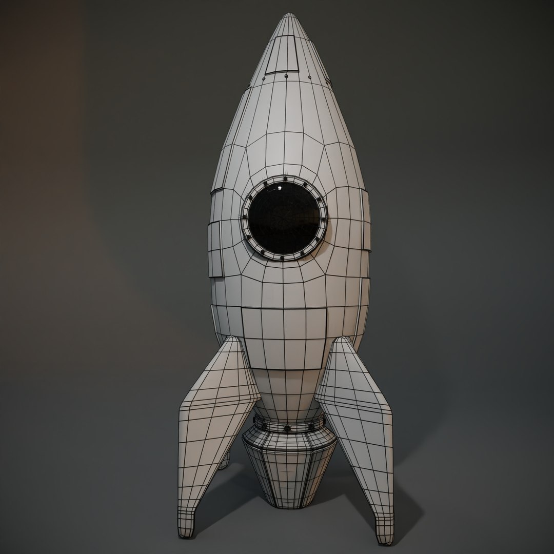 3D Stylized Rocket Model - TurboSquid 1978267
