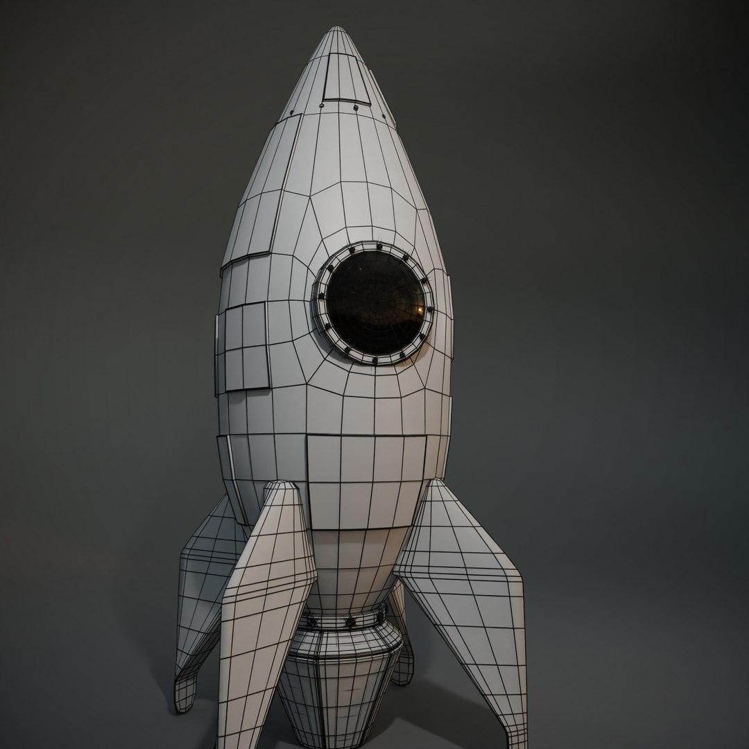 3D Stylized Rocket Model - TurboSquid 1978267