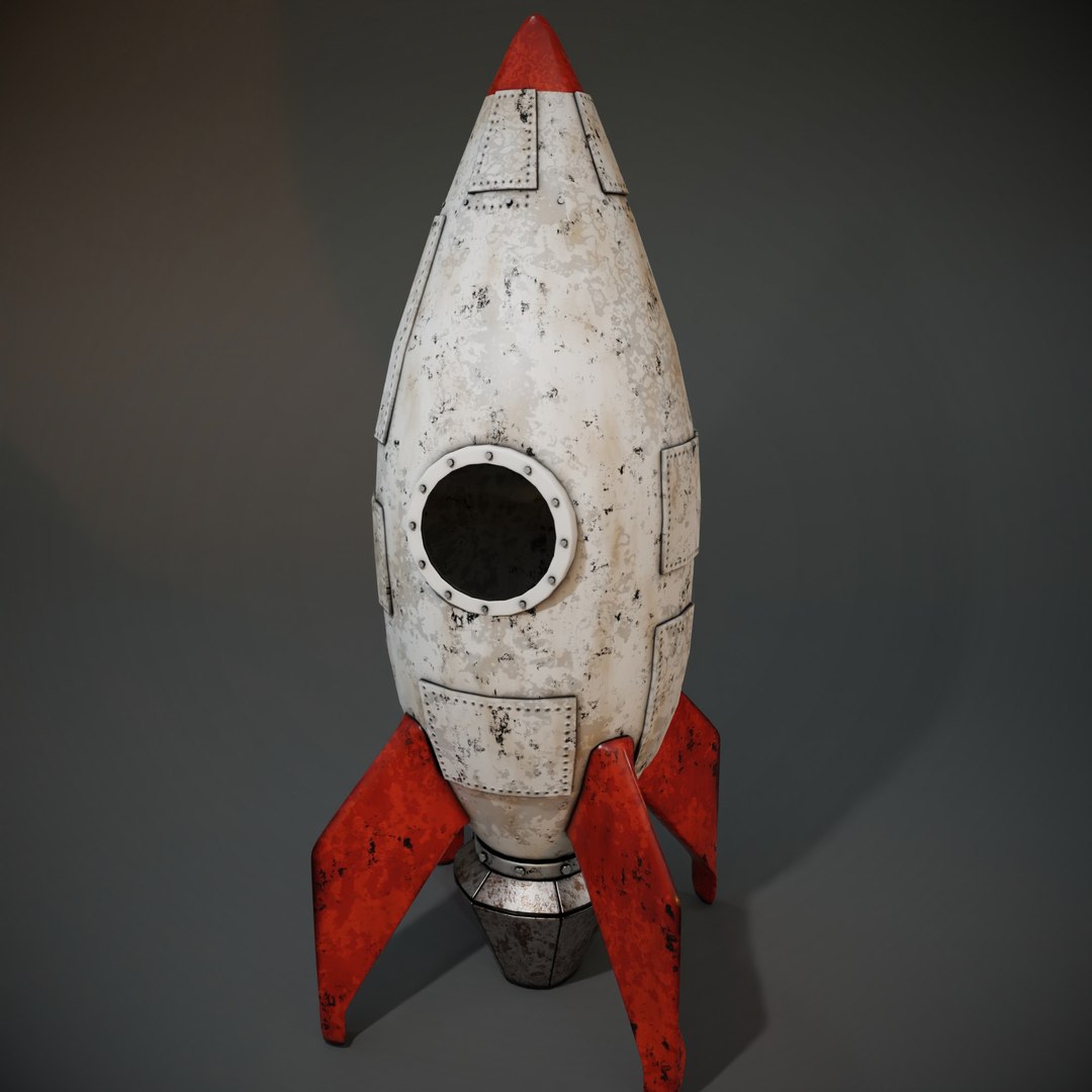 3D Stylized Rocket Model - TurboSquid 1978267