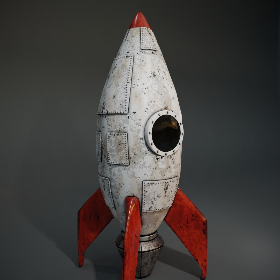 3D Stylized Rocket Model - TurboSquid 1978267