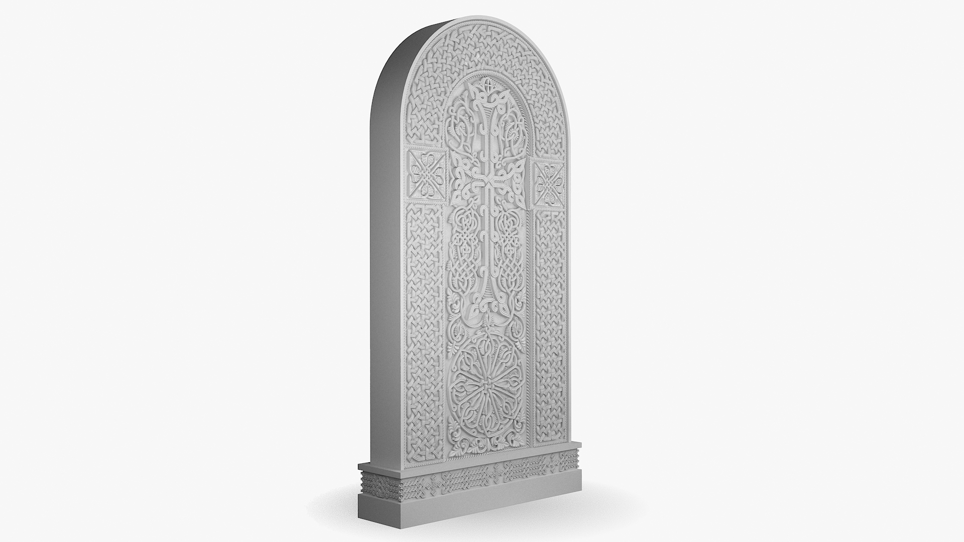 3D Khachqar Cross Stone Armenian Xachqar Khachkar model - TurboSquid ...