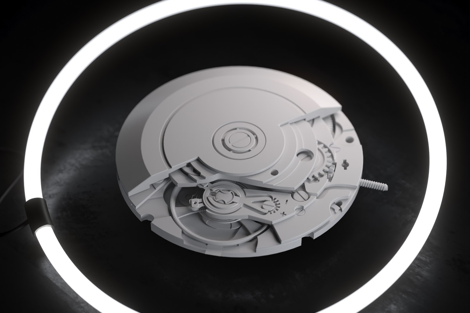 3D ETA 2824-2 Watch Movement Model - TurboSquid 1832505