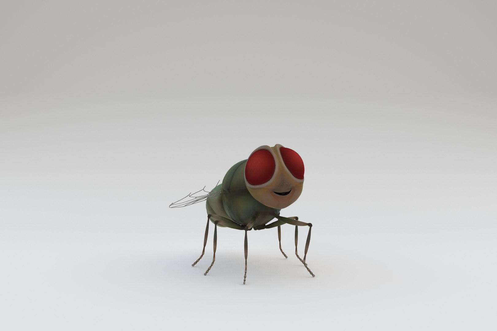 House Fly ANIMATED 3D Model - TurboSquid 1986544