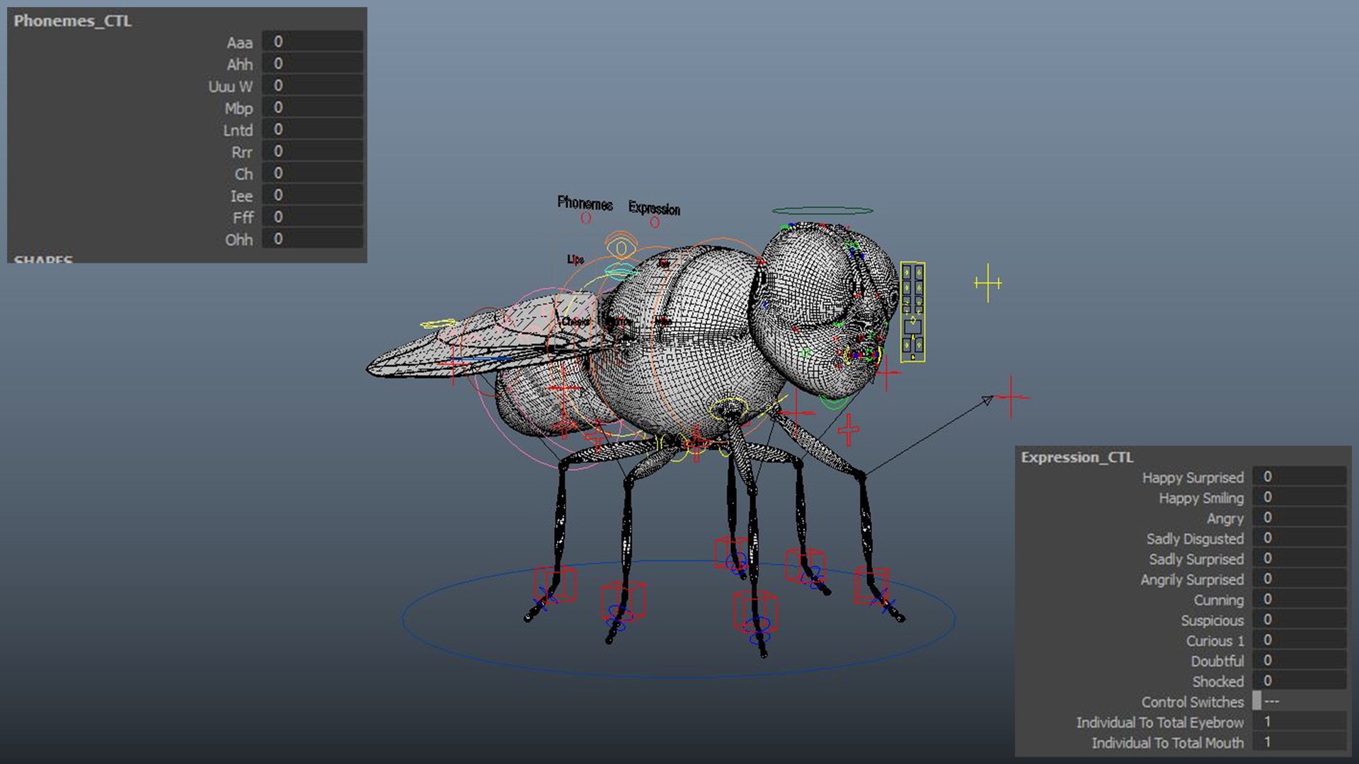 House Fly ANIMATED 3D Model - TurboSquid 1986544