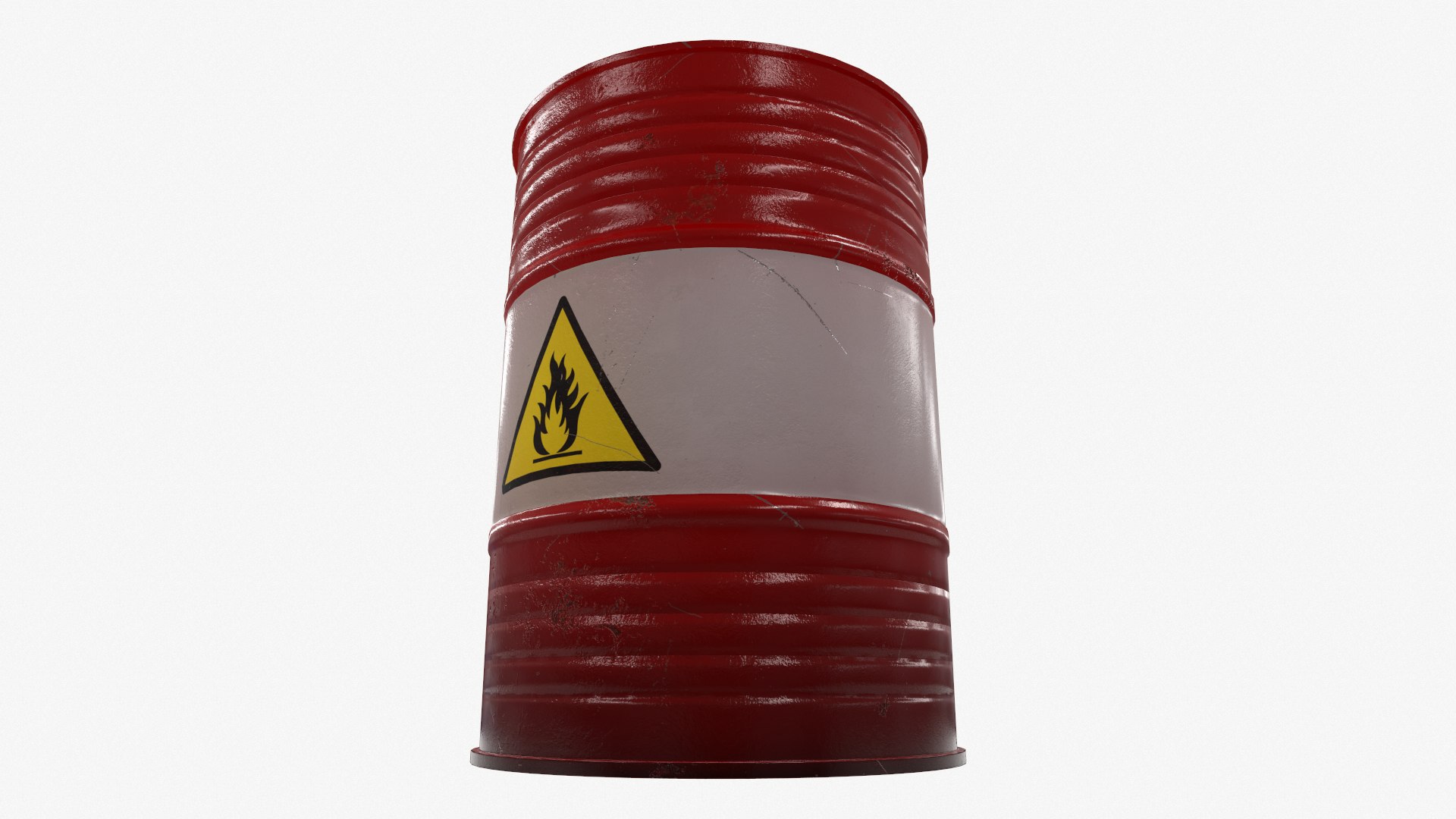 3D Flammable Barrel Model - TurboSquid 2051676