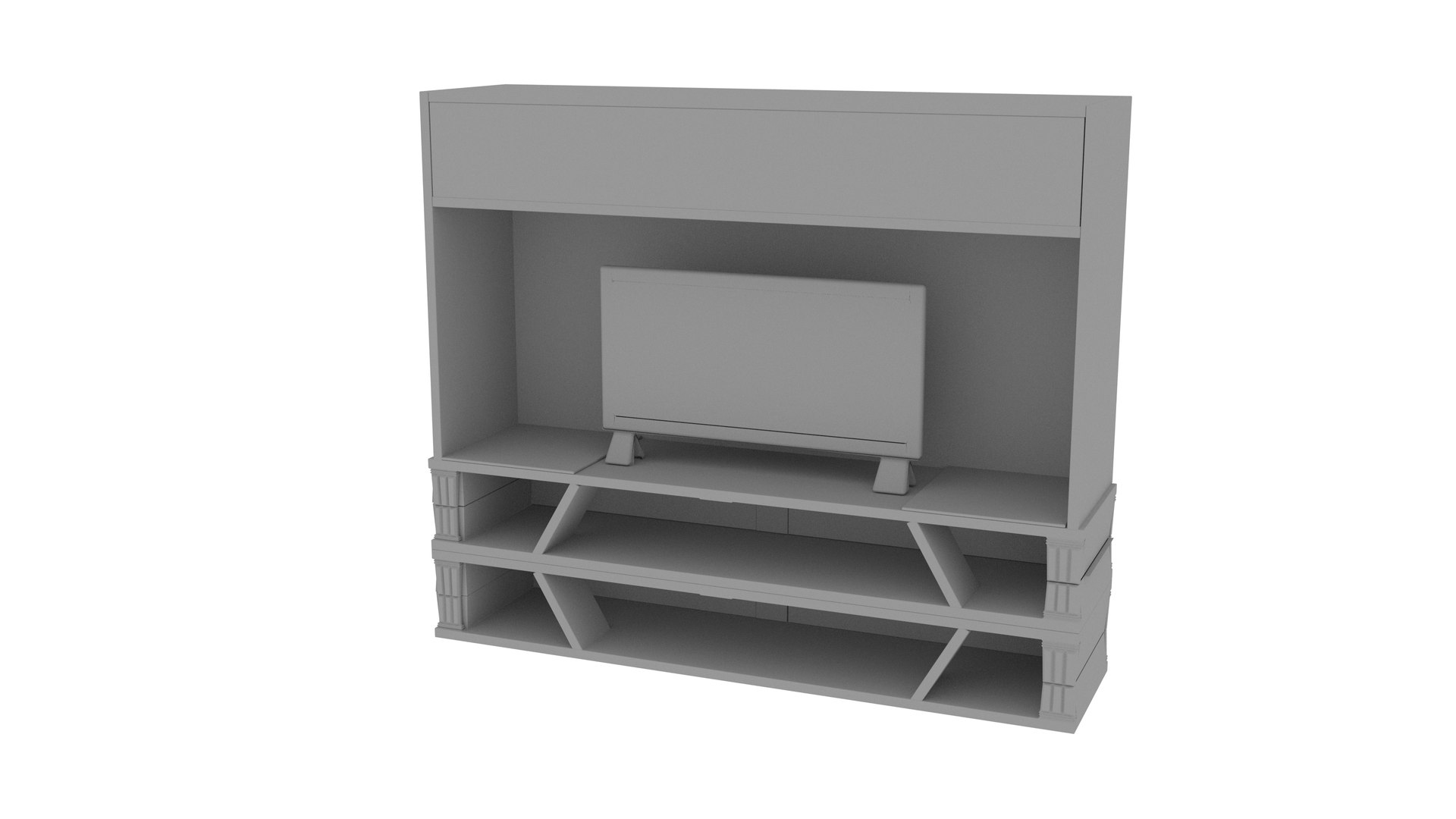 3D TV Unit model - TurboSquid 1946417