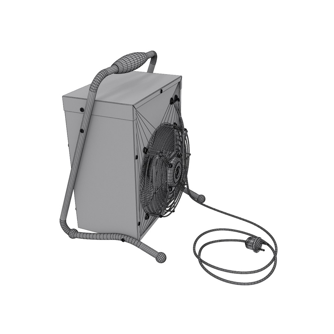3d Heater Fan Model