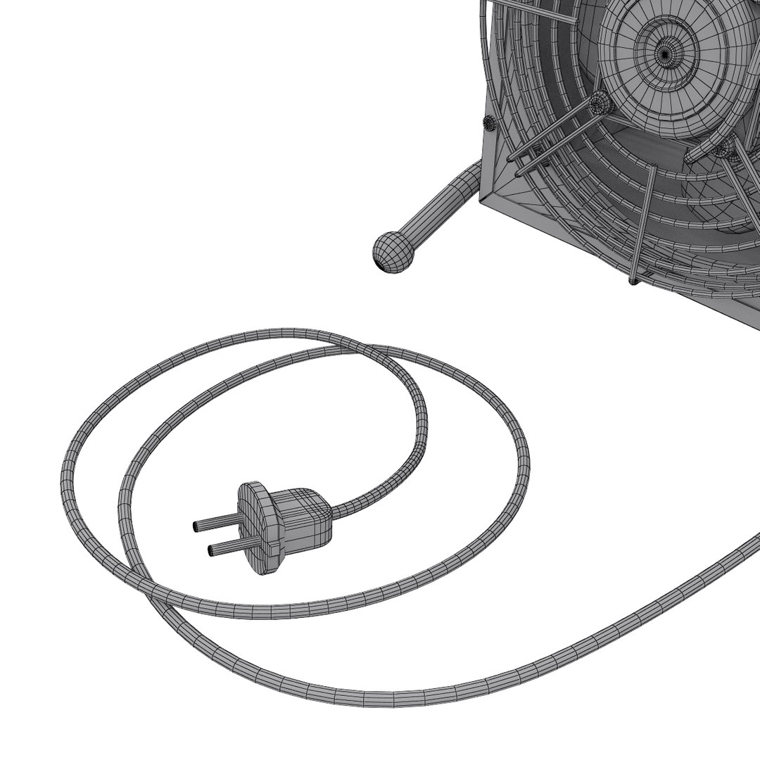 3d Heater Fan Model