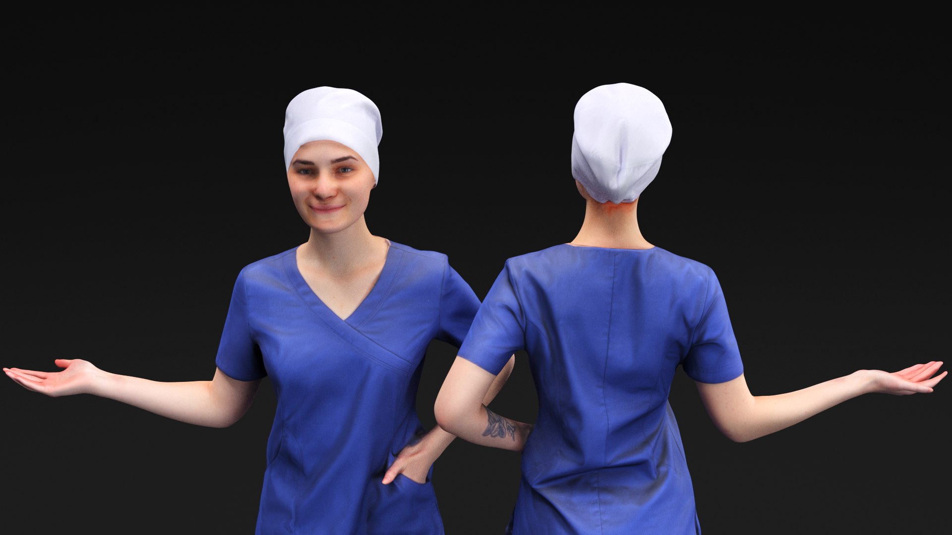 Photogrammetry Human Young Woman Model - TurboSquid 1446893