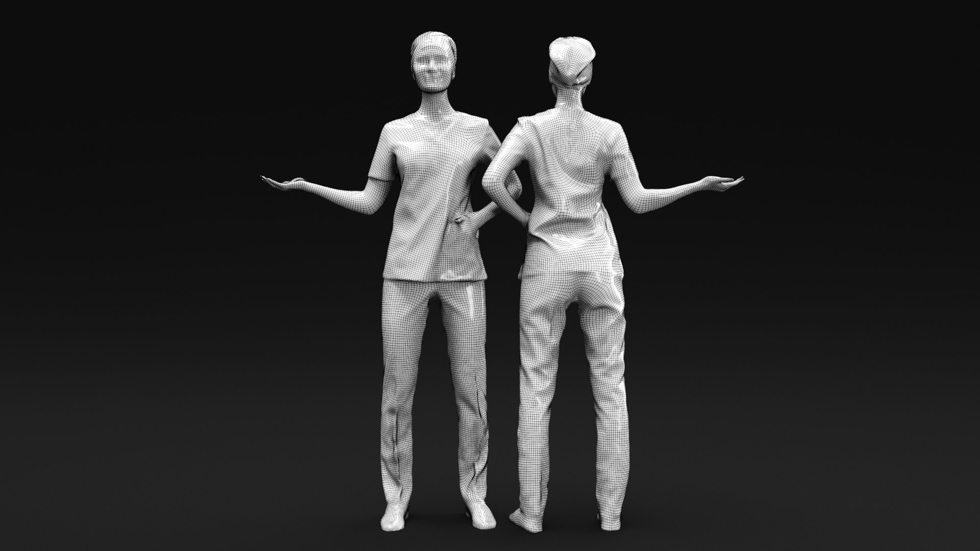 Photogrammetry Human Young Woman Model - TurboSquid 1446893