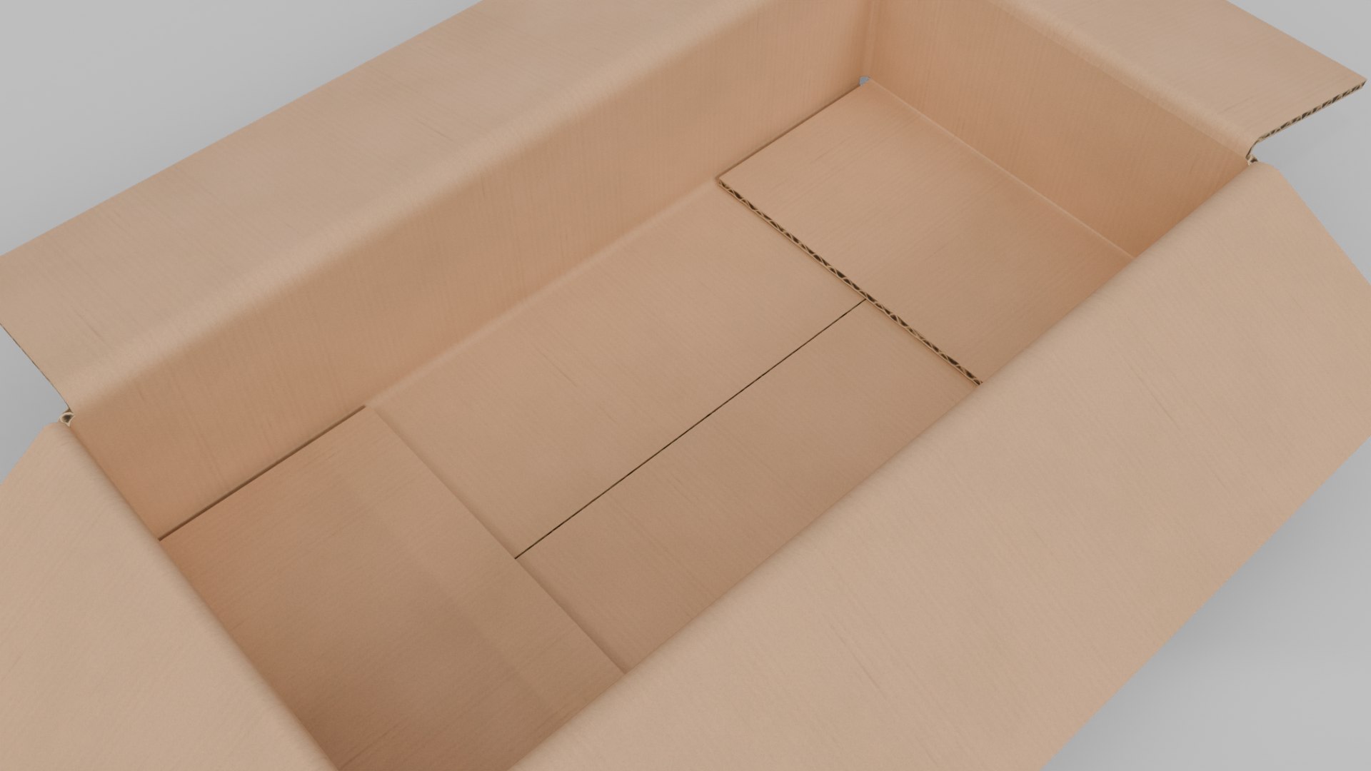 3D Model Tall And Long Cardboard Boxes - Rigged And Customizable Set ...