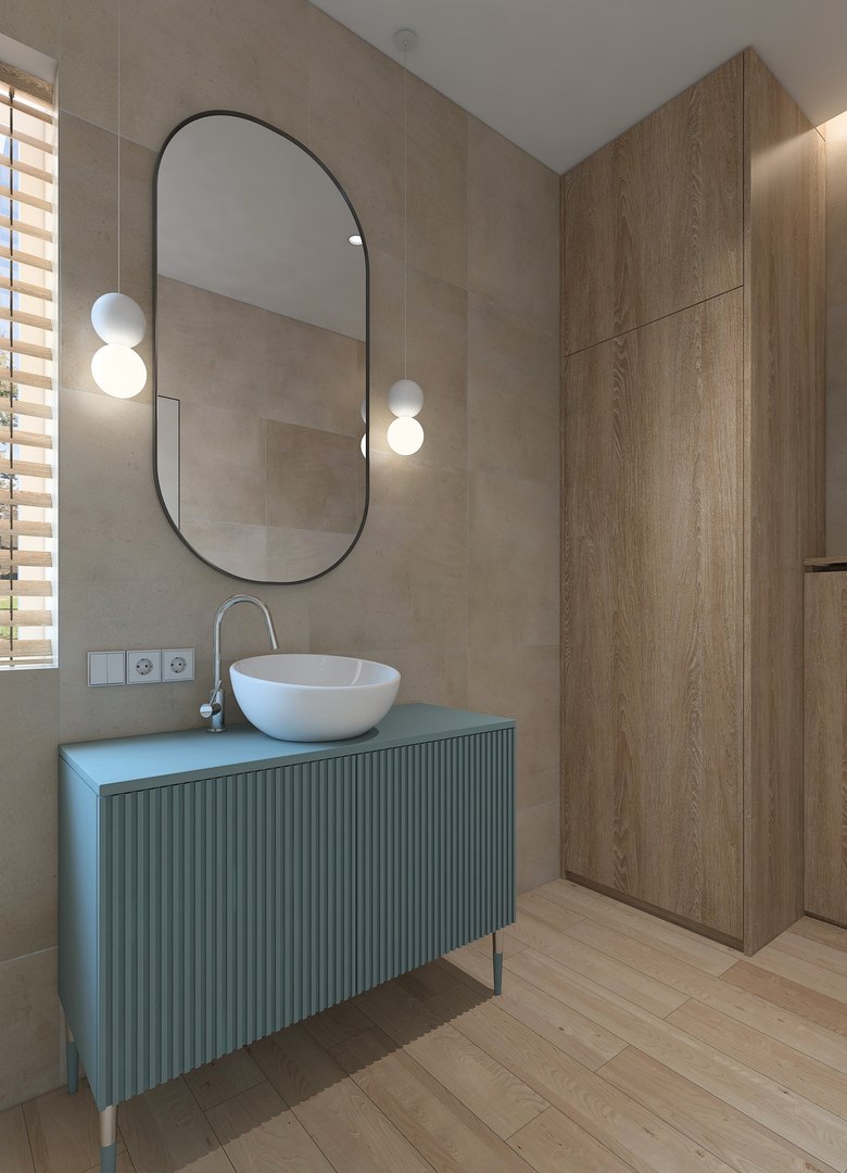 3D Wonderful Simple Bathroom Model - TurboSquid 1778212