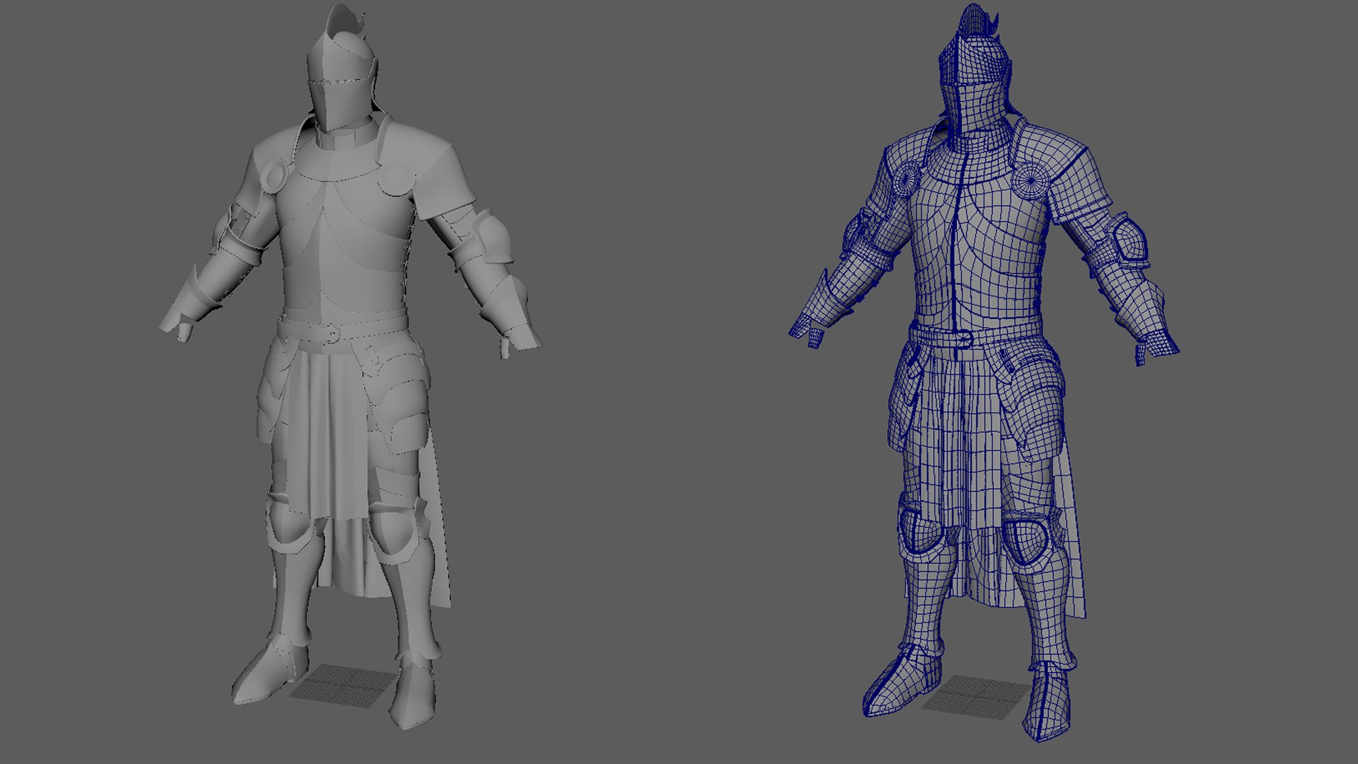 3D Game Ready Silver Armor Low-poly 3D Model - TurboSquid 1968534