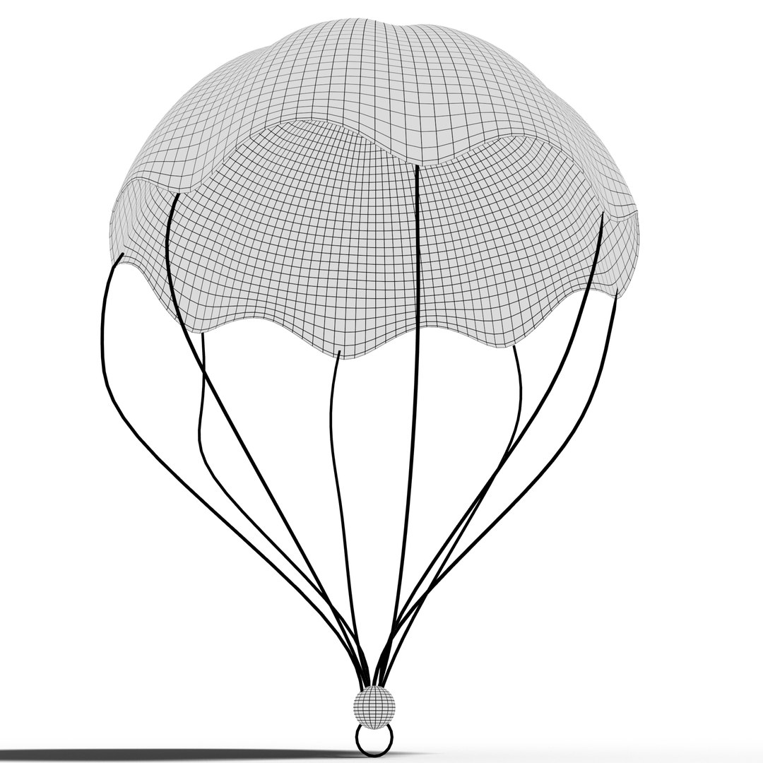 Parachute 3D Model - TurboSquid 2059272