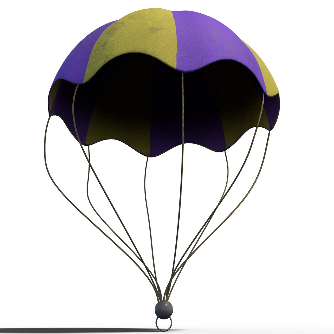 Parachute 3D model - TurboSquid 2059272