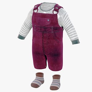 3D Baby Clothes Models - Browse & Download Formats - TurboSquid