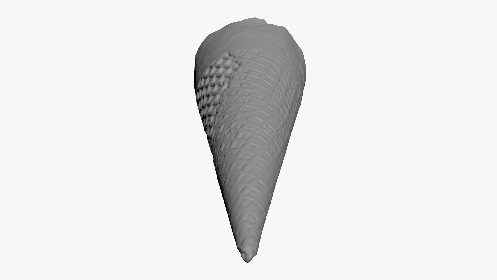 3D Cornetto Vanilla For 3D Print - TurboSquid 2316939