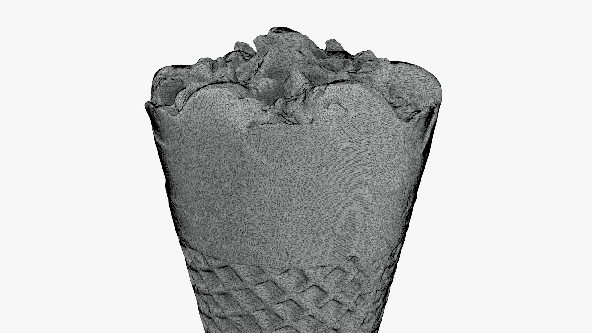 3D Cornetto Vanilla For 3D Print - TurboSquid 2316939