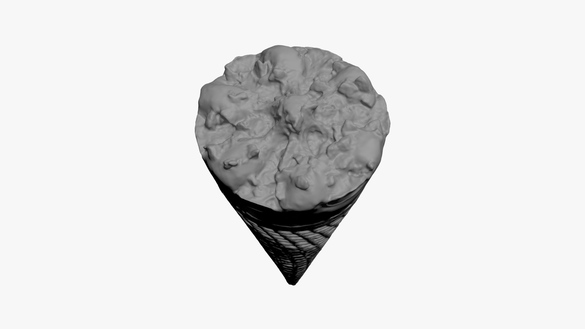 3D Cornetto Vanilla For 3D Print - TurboSquid 2316939