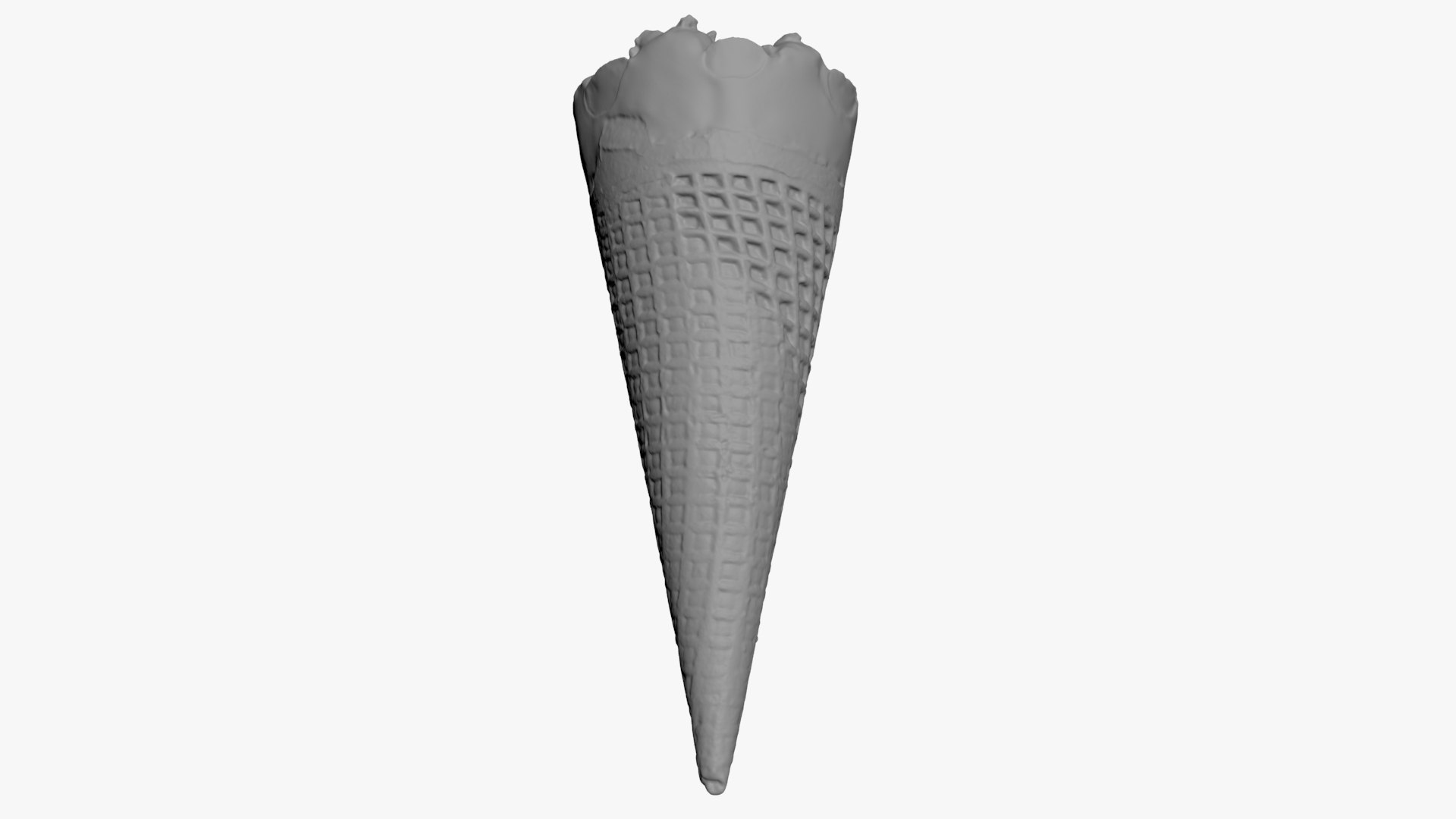 3D Cornetto Vanilla For 3D Print - TurboSquid 2316939