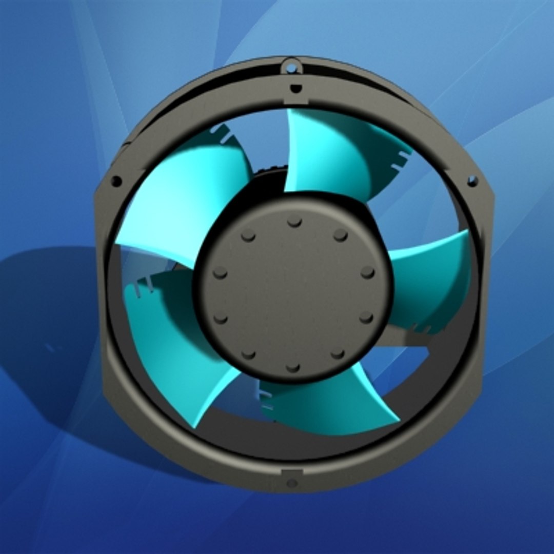 3d model digikey computer cooling fan