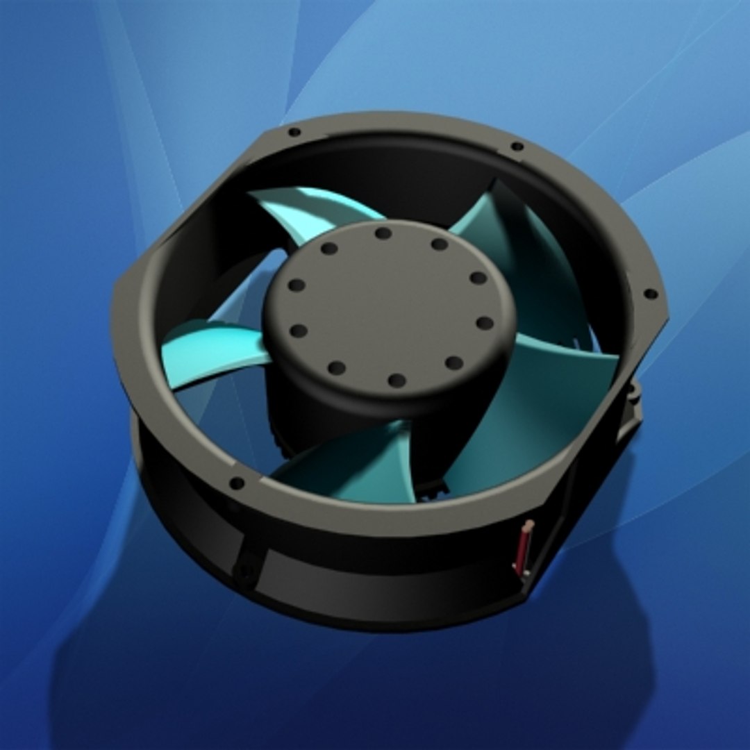 3d model digikey computer cooling fan