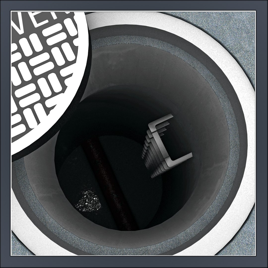 3d Model 2 Manholes Version