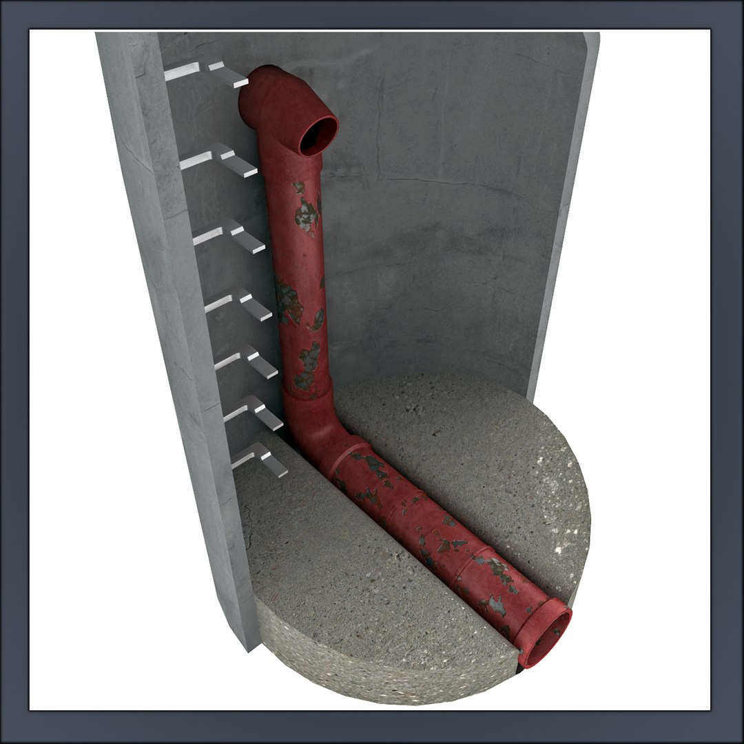 3d model 2 manholes version