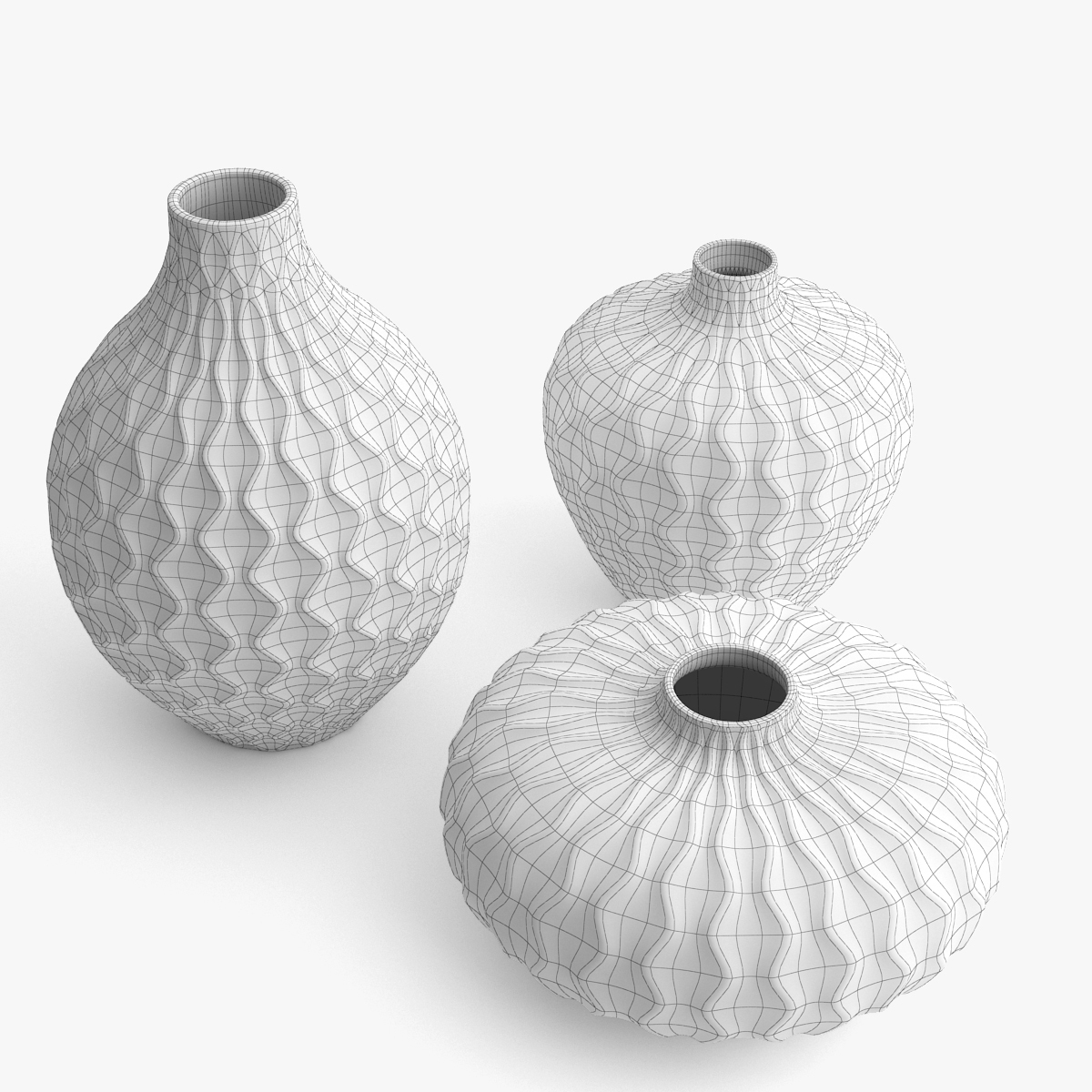 3d model imax agatha ceramic vases