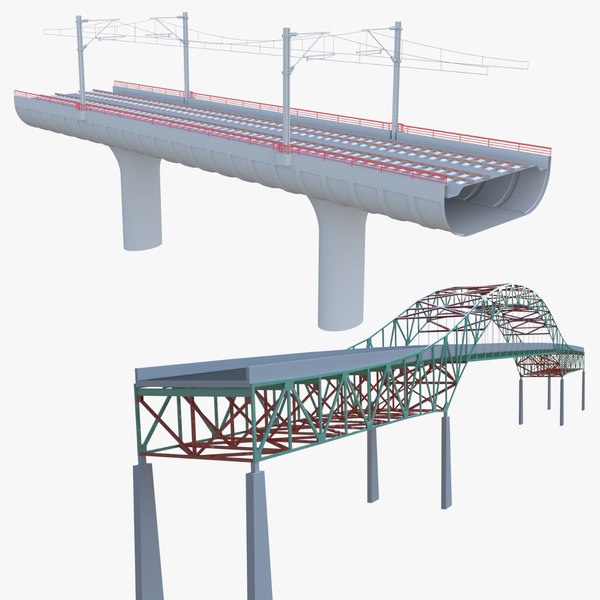 3D Bridges collection model - TurboSquid 1756351