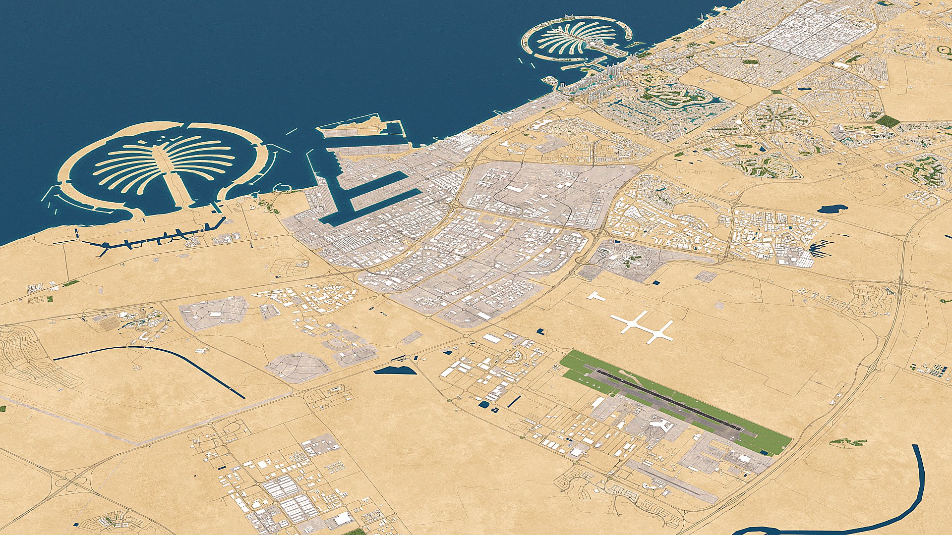 3D Model Dubai Full City - TurboSquid 2317916