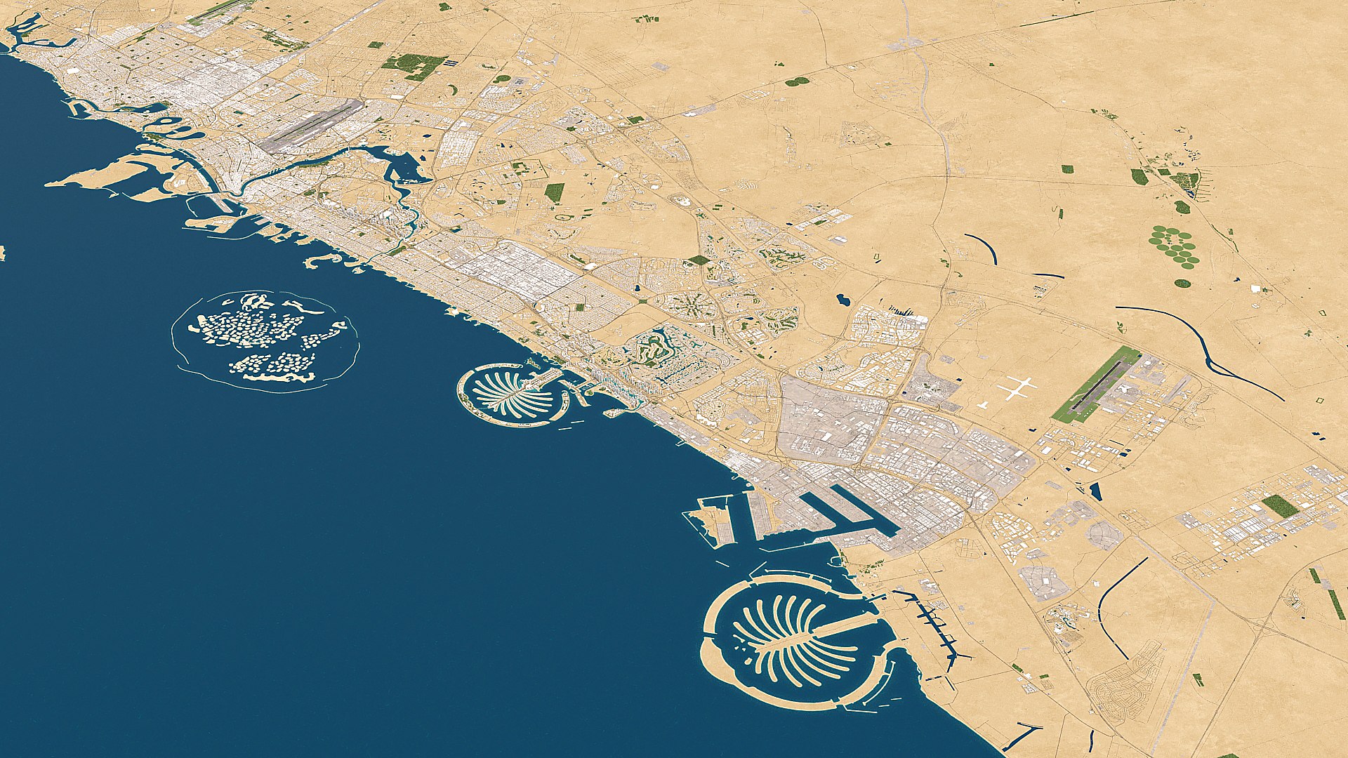 3D Model Dubai Full City - TurboSquid 2317916