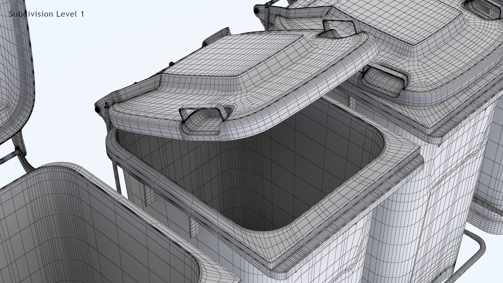 3D Colorful Recycle Bins - TurboSquid 1468732